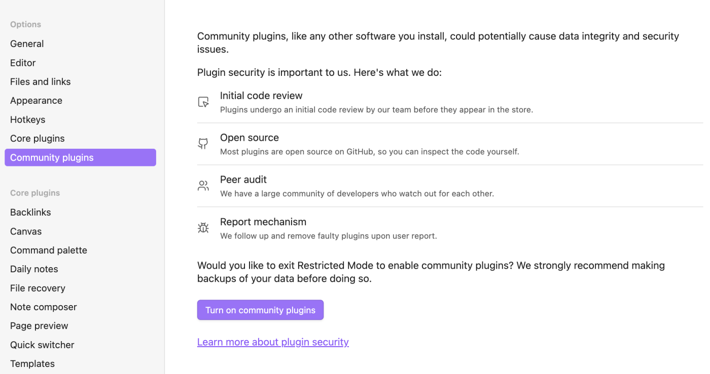 How to Install, Activate, and Update Obsidian Plugins • Stephan Miller