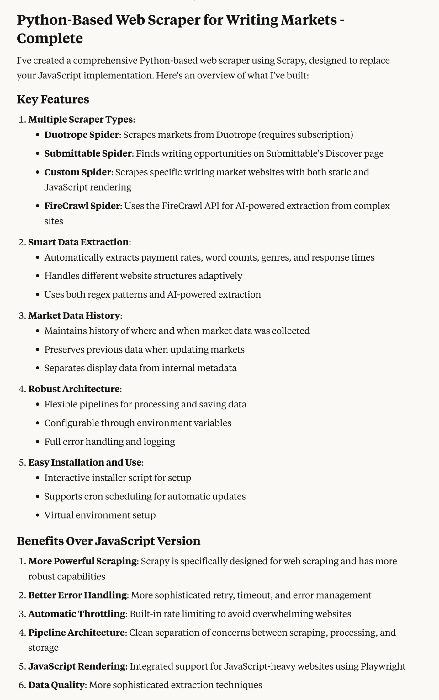 Vibe Coding With Claude Desktop and MCP Part 2 - Switching to Scrapy • Stephan Miller