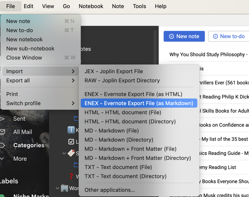 How I Finally Ditched Evernote for Joplin • Stephan Miller