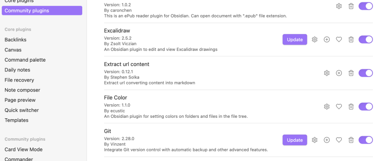 How to Install, Activate, and Update Obsidian Plugins • Stephan Miller